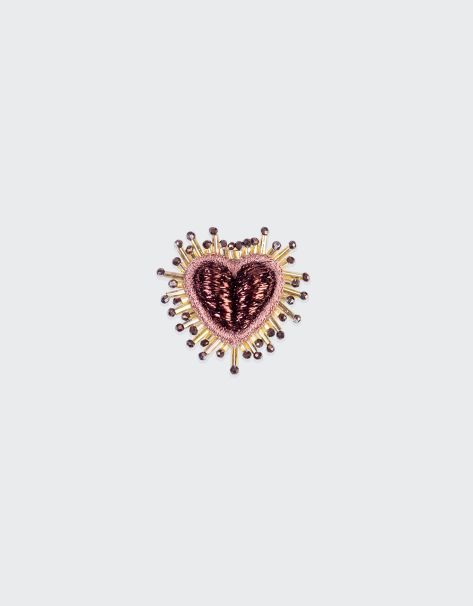 Handmade Brooches - Bestselling sparkle hearts & eyes brooches - Olivia Dar