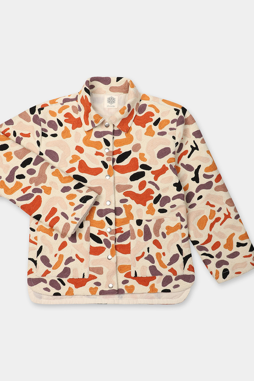 Kamo Jacket "Beige"- Olivia Dar